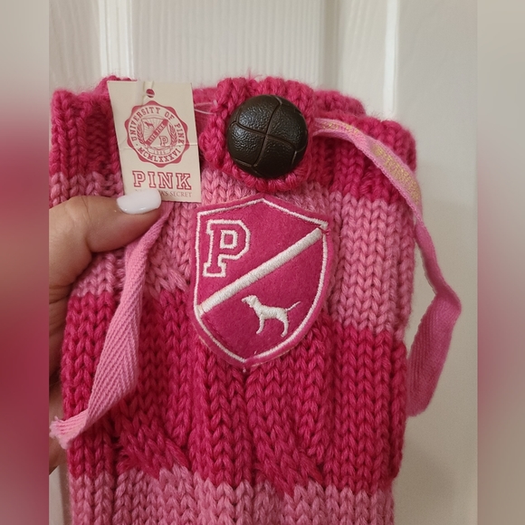 PINK Victoria's Secret | Shoes | Pink Sweater Knee High Slippers | Poshmark